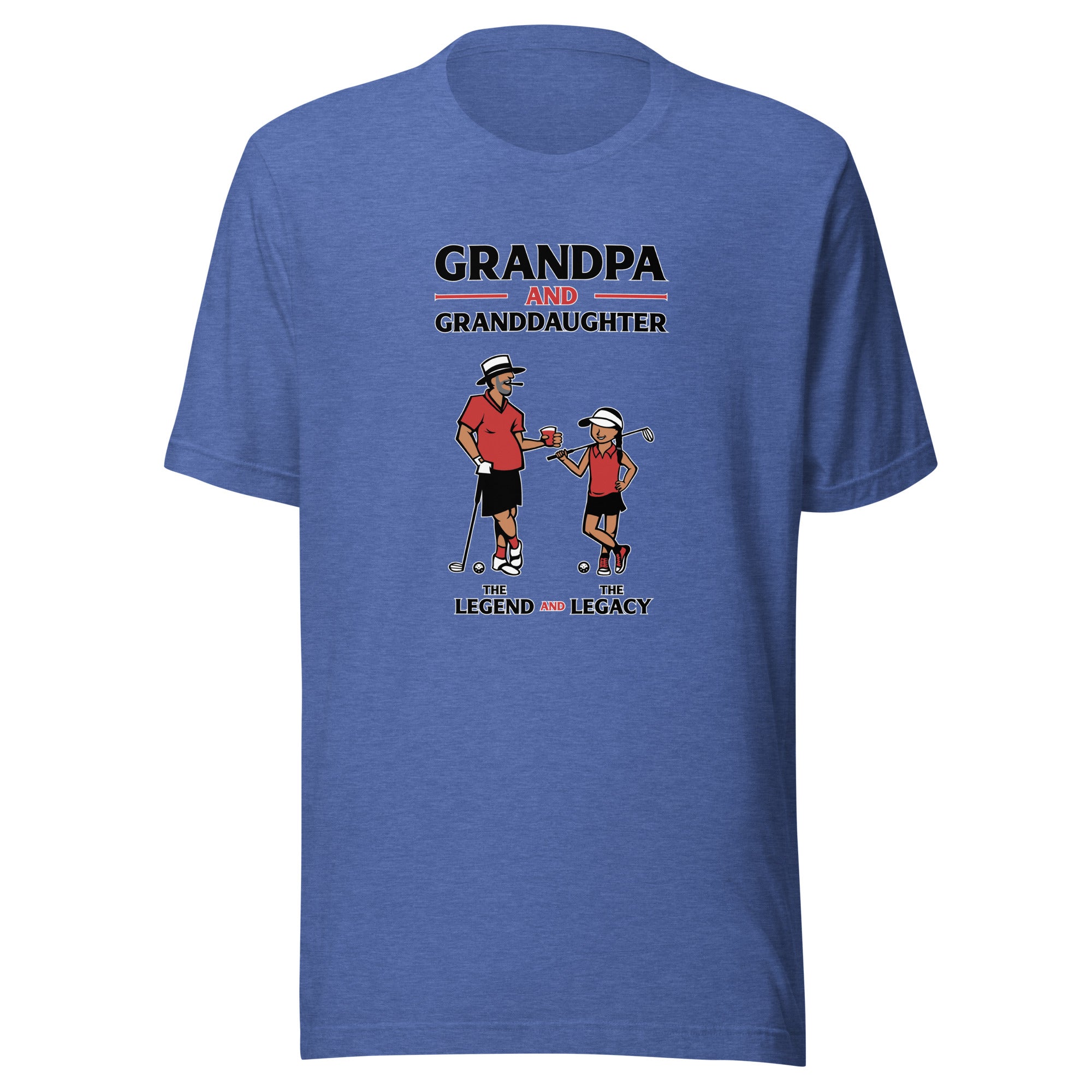Adult Legends Granddaughter T Shirt Omg Old Man Golf Apparel Co